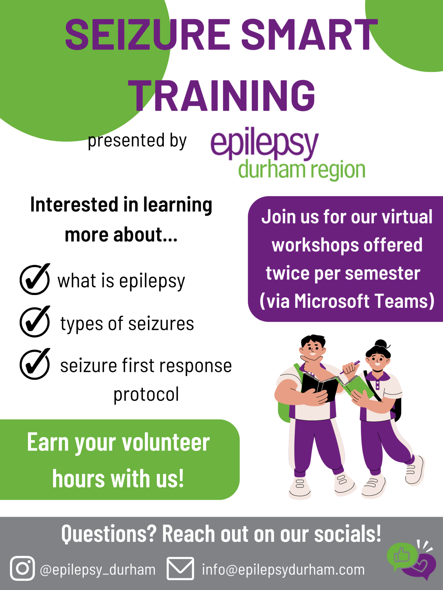 Seizure Smart Training Certificate - Epilepsy Durham Region